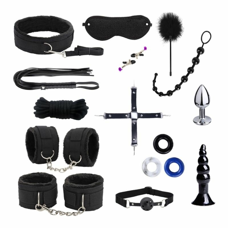 Набор из 16 предметов, SM fun bundle set-черный