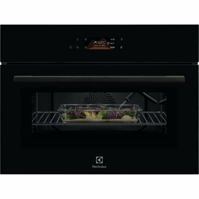 Electrolux LVL8E09Z Встраиваемый духовой шкаф Electrolux/ Компактный духовой шкаф с СВЧ, 45 см, 43 л, 22 режима, черный