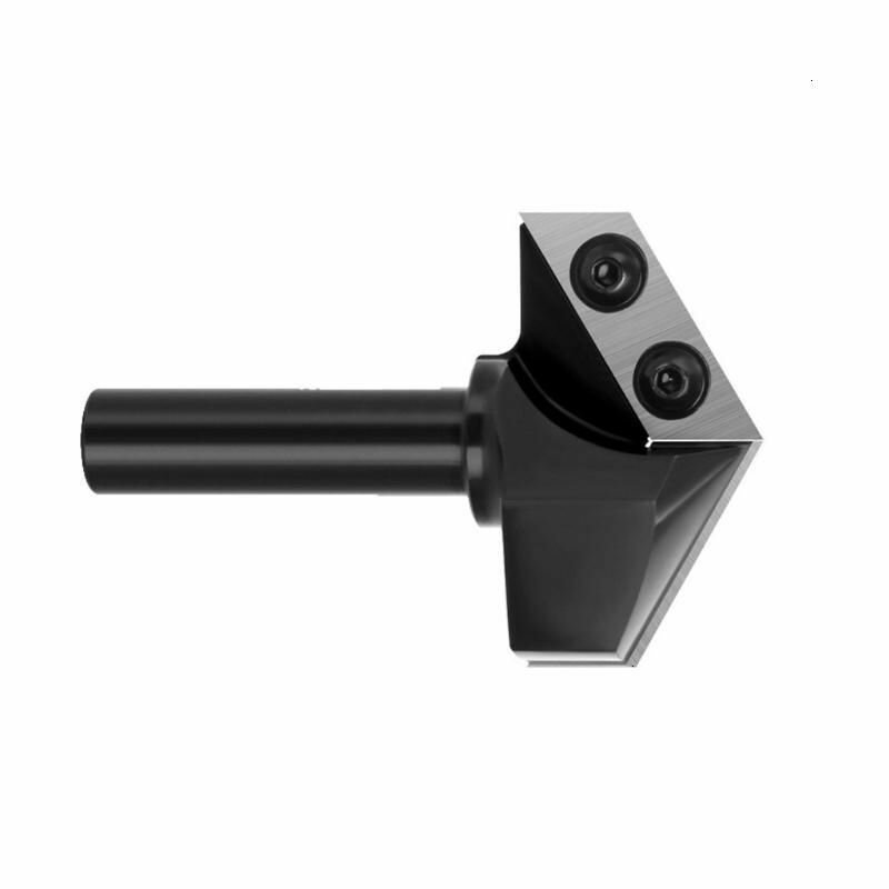 V-образная деревообрабатывающая фреза с 1/2 хвостовиком, щелевая фреза- 120 градусов