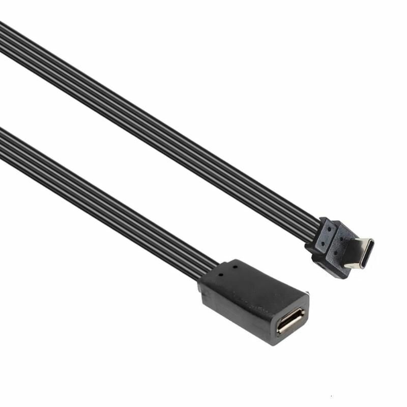 Гибкий USB-USB C адаптер с быстрой зарядкой 10W, 10cm - От V8F до CMUPSS
