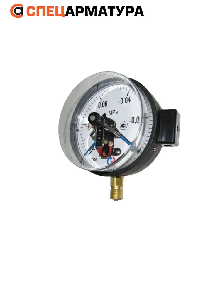 Вакуумметр росма ТВ-610Р.05 (-0,1-0MPa), электроконтактный, M20x1.5,