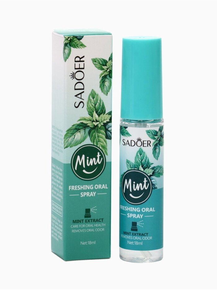 Освежитель дыхания Sadoer со вкусом мяты, 18 мл