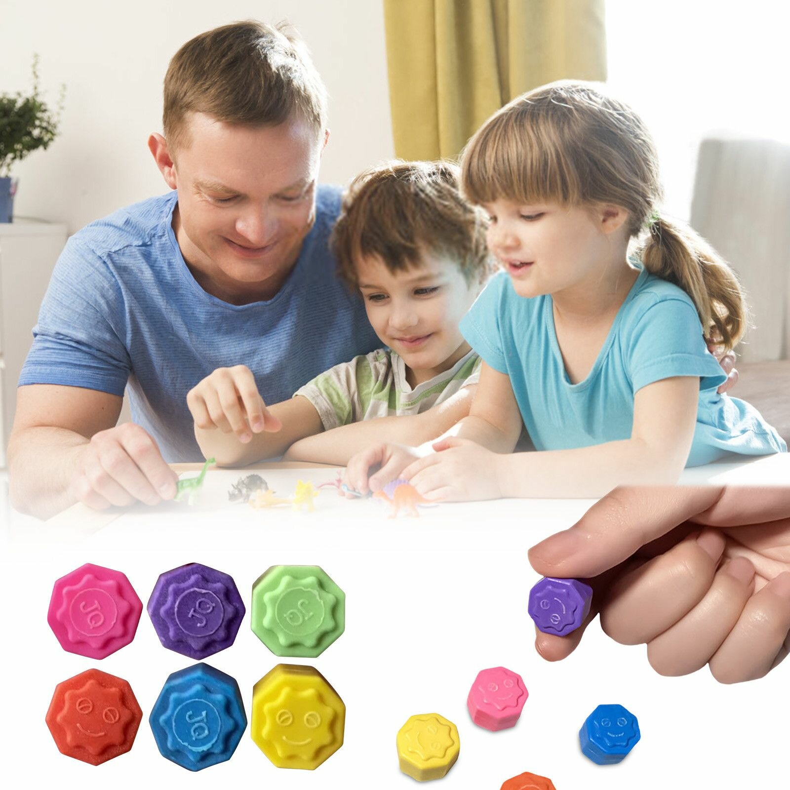 6 шт игрушки камни Игра в ловлю камней, такие как "Игра в кальмара", для тренировки зрительно-моторной координации рук