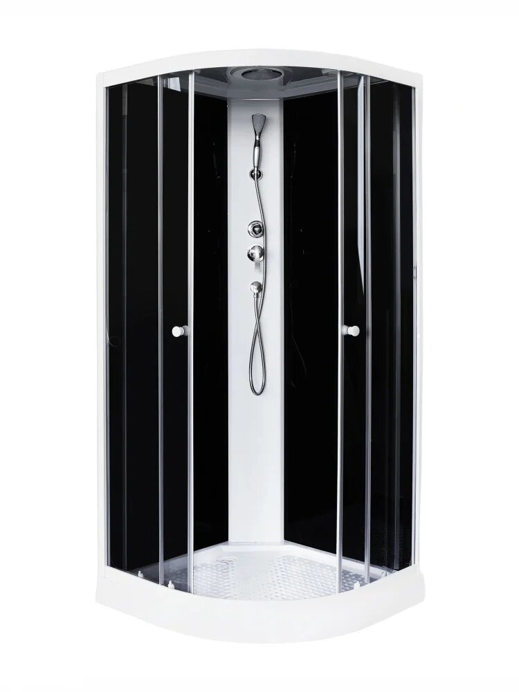 Душевая кабина Parly Classic Эконом EC831 низкий поддон, стеклянная, 80x80, закрытая (с крышей), без гидромассажа, с функцией тропический душ