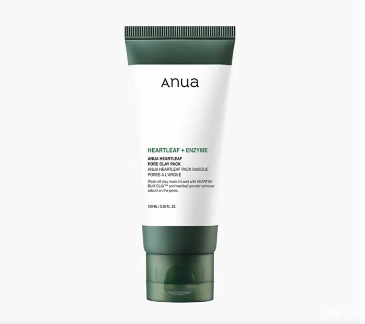 Глиняная маска для очищения пор с хауттюйнией Anua Heartleaf Pore Clay Pack 100 мл