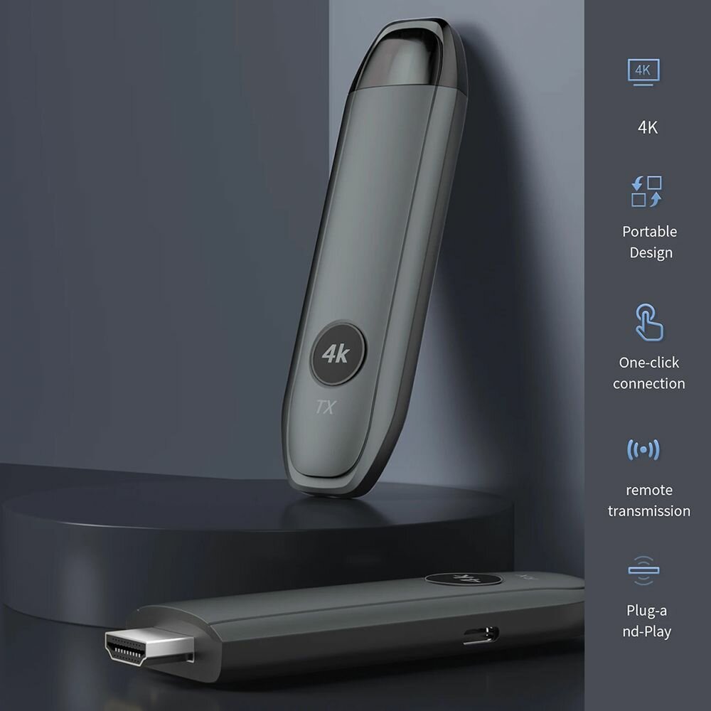 WIFI HDMI-удлинитель (extender) до 50 м, 4K/30Hz (ORIENT VE056V2H)