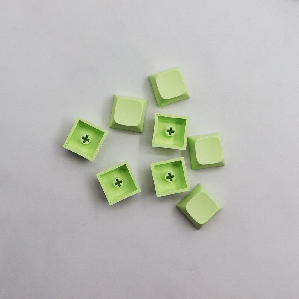 XDA матовые клавиши для механической клавиатуры, высота 9,5 мм, материал PBT, перекрестная ось, сублимация, толщина 1,7 мм, многоцветные