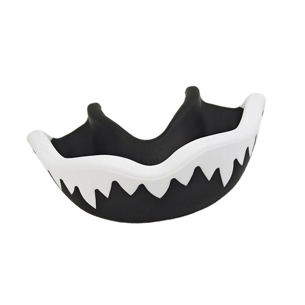 Спортивная капа для защиты зубов, Черно-белый