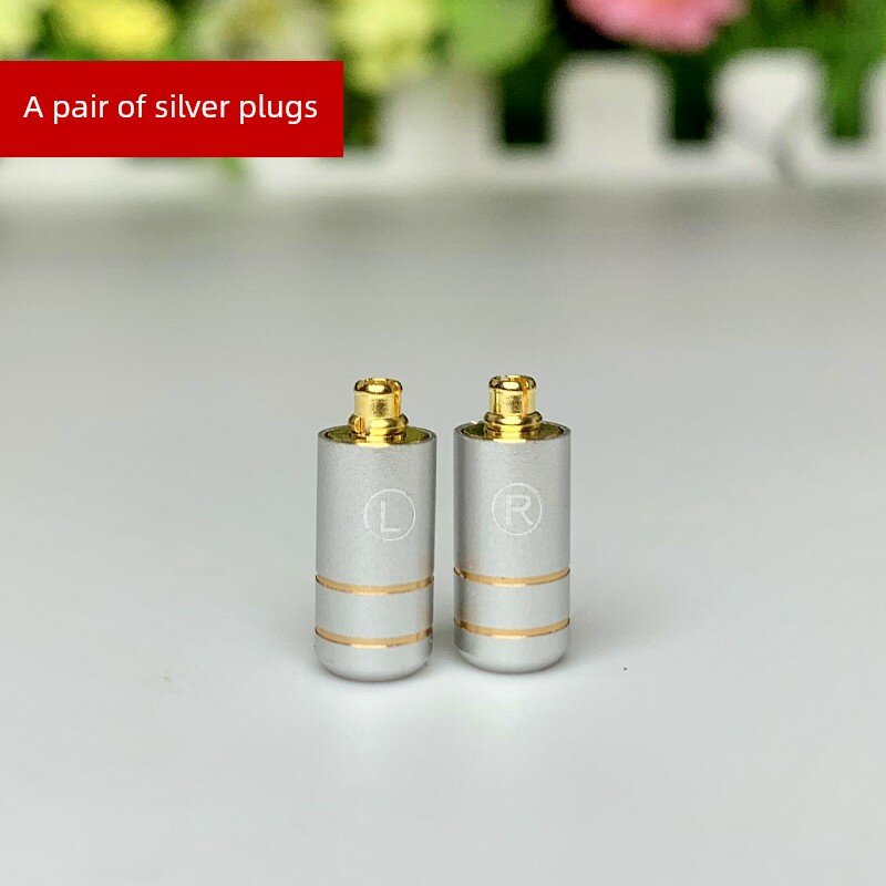 Усовершенствованный разъем MMCX из легкого сплава для ремонта наушников, черный, серебристый, из расширенного металла,