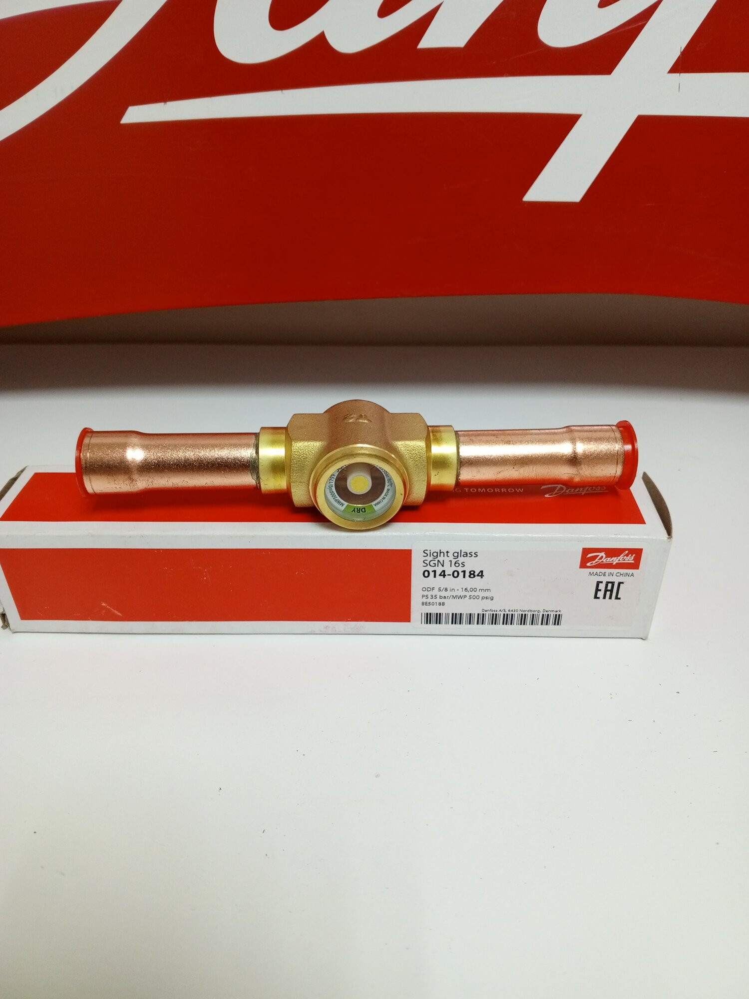 Смотровое стекло Danfoss SGN 014-0184, для системы отопления