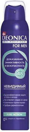 Антиперспирант Deonica For Men Невидимый спрей, 200мл
