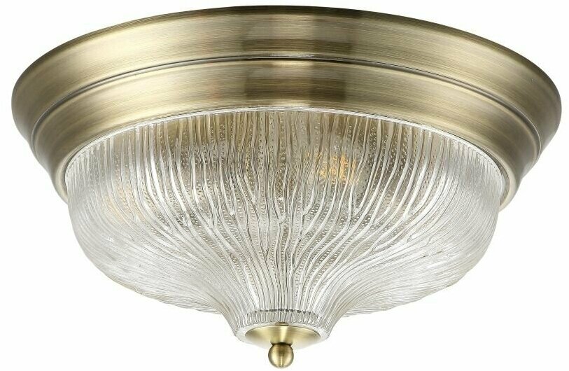 Потолочный светильник Crystal Lux Lluvia PL4 Bronze D370 с полукруглыми плафонами .