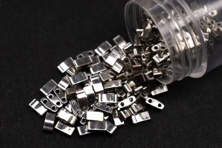 Бисер японский MIYUKI Half TILA #0194 палладий, 5 грамм