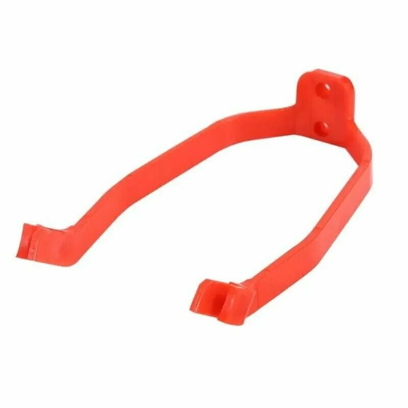 Поддержка крыла для электросамоката Xiaomi (дополнительное крепление, хомут, "Крабик"), красный