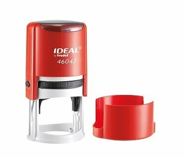 Ideal 46042 автоматическая оснастка для печати диаметр 42 мм (красная)