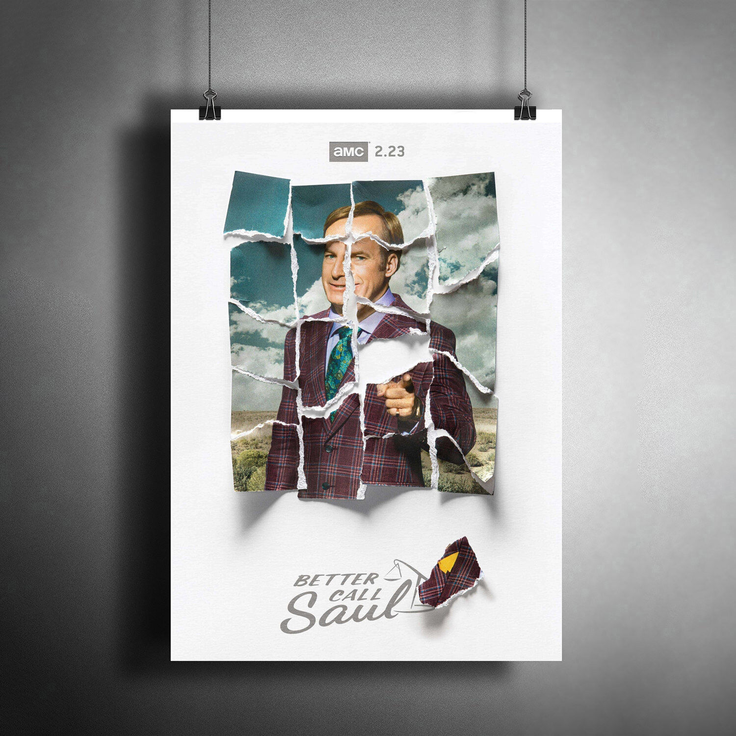 Постер плакат для интерьера "Сериал: Лучше звоните Солу. Better Call Saul" / Декор дома, офиса, комнаты, квартиры A3 (297 x 420 мм)