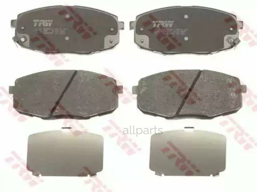 TRW GDB3450 Колодки тормозные дисковые TRW [gdb3450]