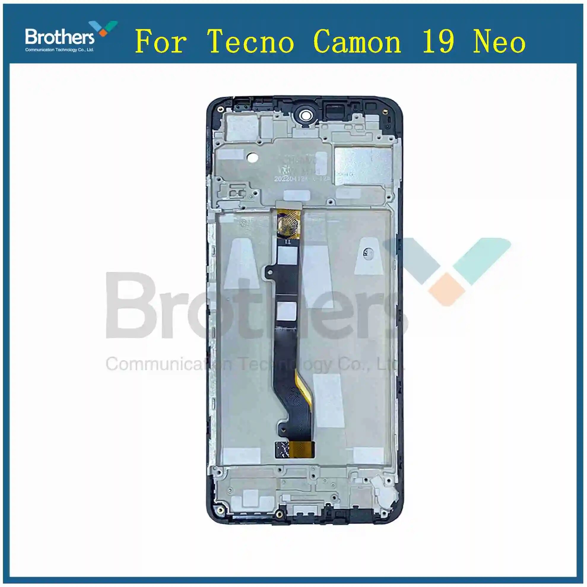 Для Tecno Camon 19 Neo CH6i LCD дисплей кодирующий преобразователь сенсорного экрана в сборе для Camon19 19Neo Camon19Neo Замена CH6i With Frame