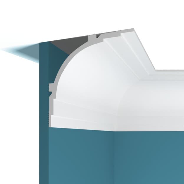 Карниз Потолочный Perfect Plus P100 Д2000xВ130xШ130мм / Перфект Плюс.