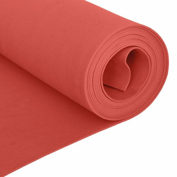 Фоамиран для рукоделия ширина 105см - 4 м. B20 коралл