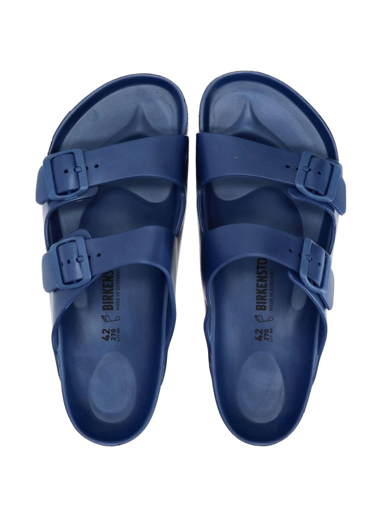 Шлёпанцы Birkenstock Arizona, размер 44 EU, синий — фото 1