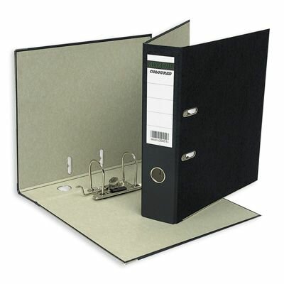 Регистратор ATTACHE Colored, 75мм, черный 48923