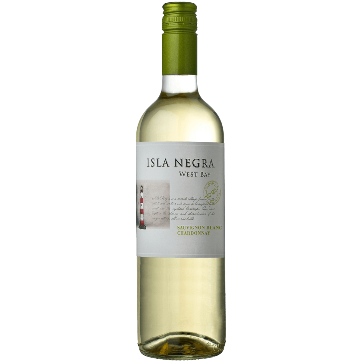 Вино Isla Negra "West Bay" Sauvignon Blanc-Chardonnay, белое, полусухое, 0,75 л