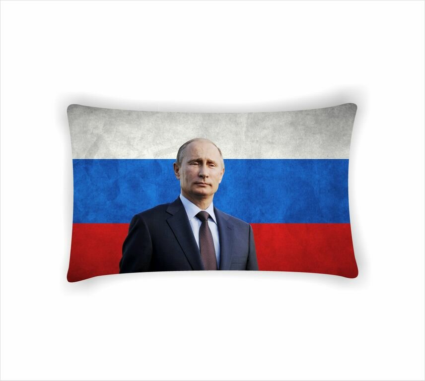 Подушка с Путиным №26, Картинка с одной стороны
