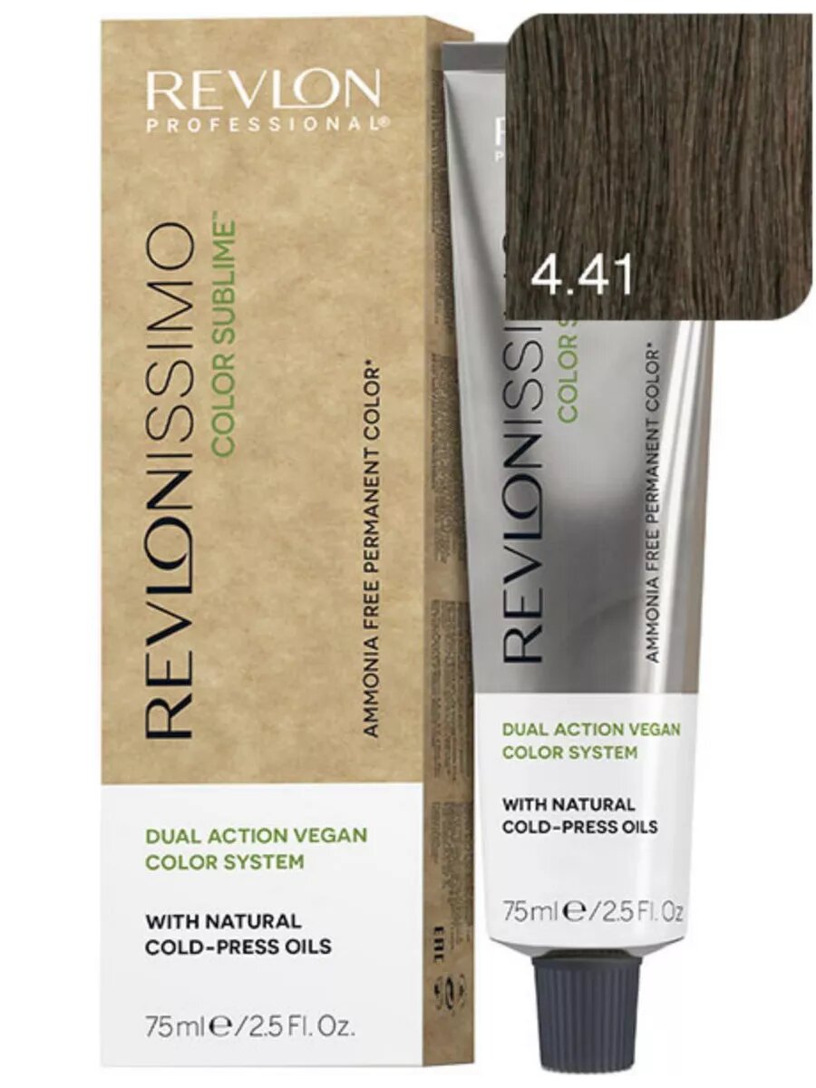 Revlon COLOR SUBLIME VEGAN 4-41 Медно-Пепельный 75мл