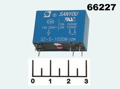 Реле =5V 16A/250V SZ-S-105DM