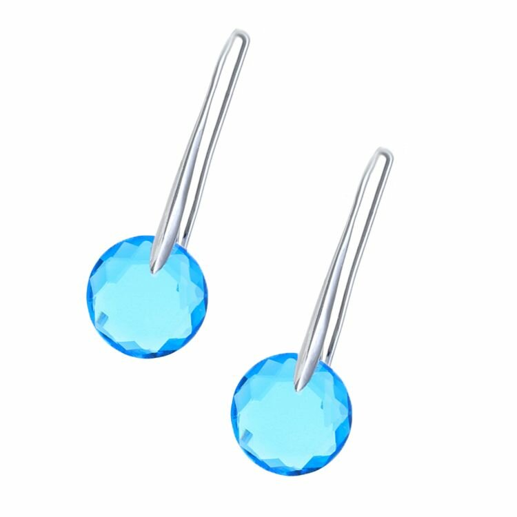 Серьги, искусственный камень