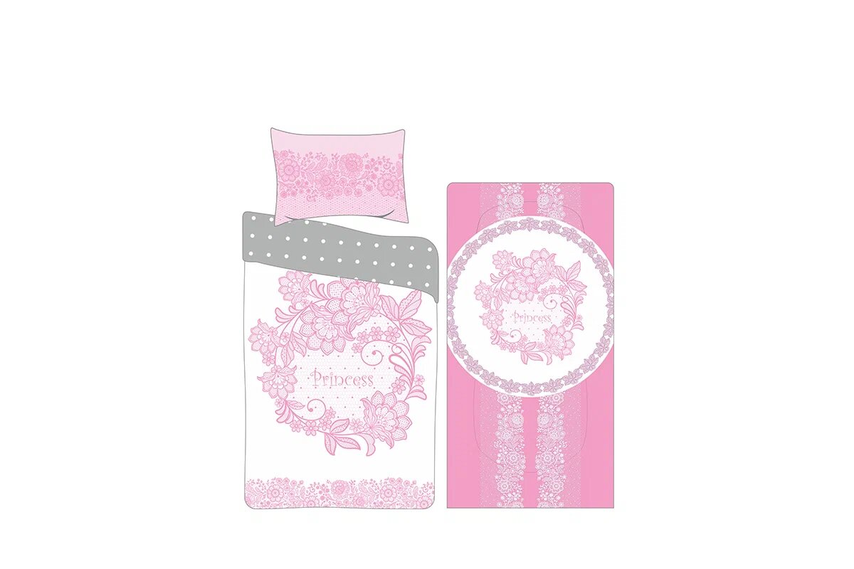 Futuka Kids комплект постельного белья для машинок-кроваток серии LIGHT, цвет розовый, размеры спального 70х 160см.