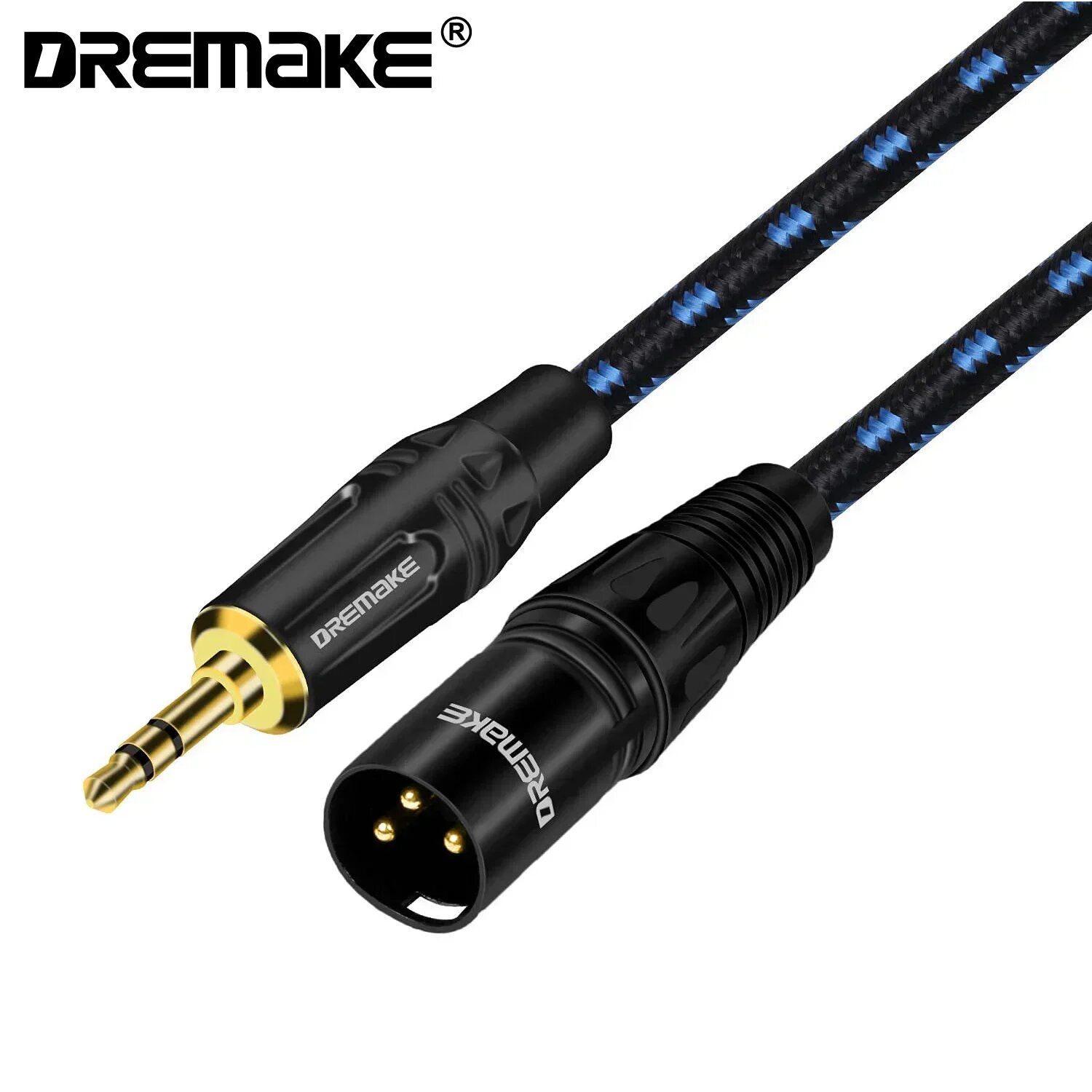 DREMAKE Аудиокабель XLR на 3,5 мм