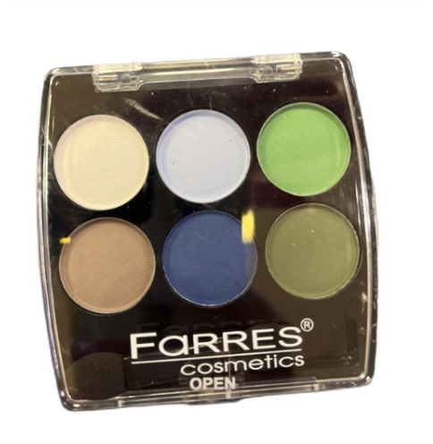 Farres cosmetic Тени 6 цветов 1012-A, тон 02, матовые