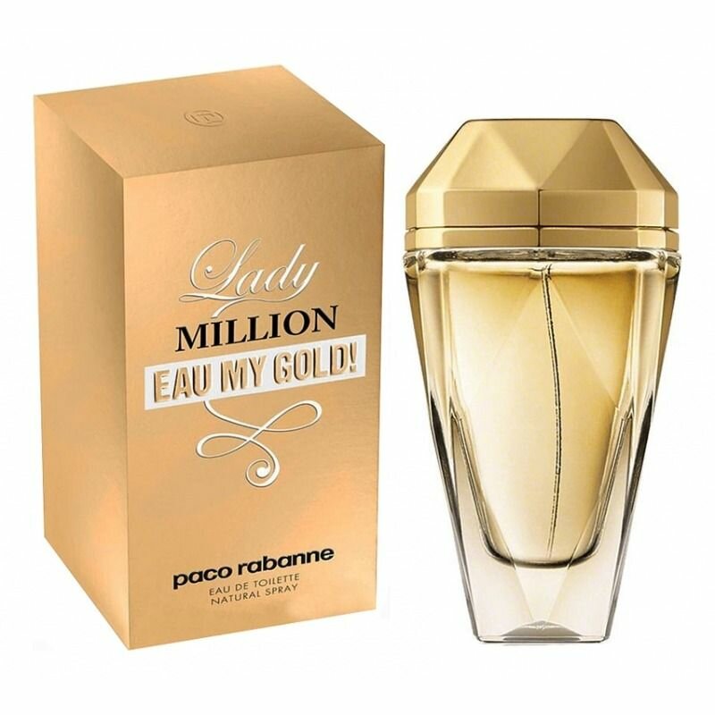 Paco Rabanne Lady Million Eau My Gold! Туалетная вода для женщин 50 ml