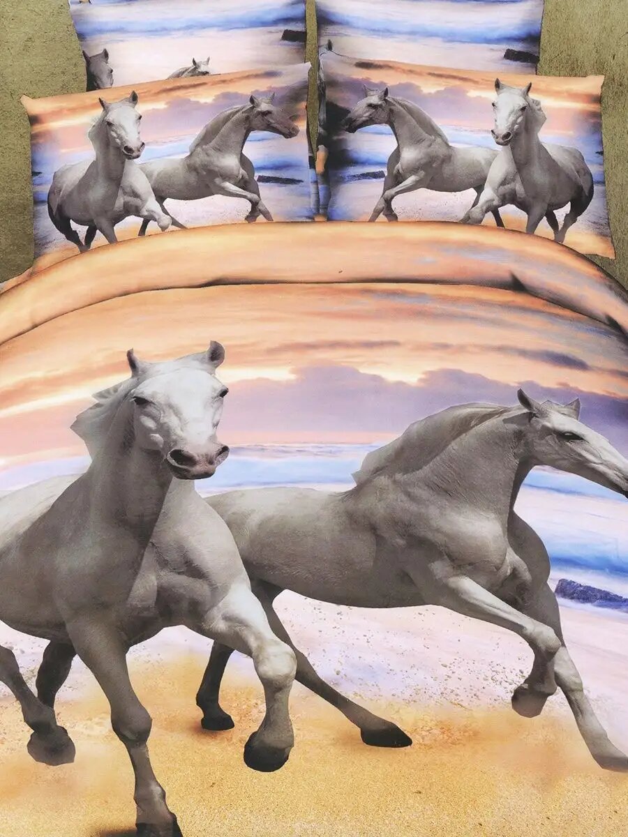 Постельное бельё Novella Евро, люкс сатин хлопок