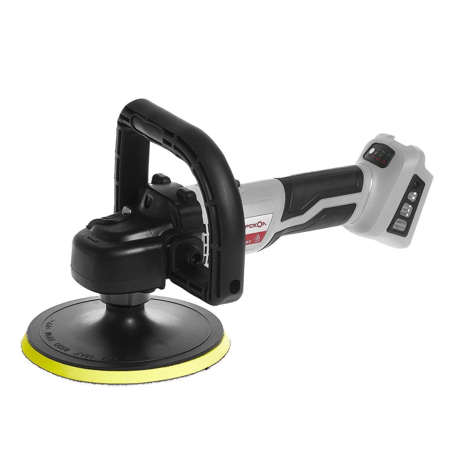 Бесщеточная аккумуляторная полировальная шлифмашина АПИ 18В, без АКБ и ЗУ, картон ИНТЕРСКОЛ