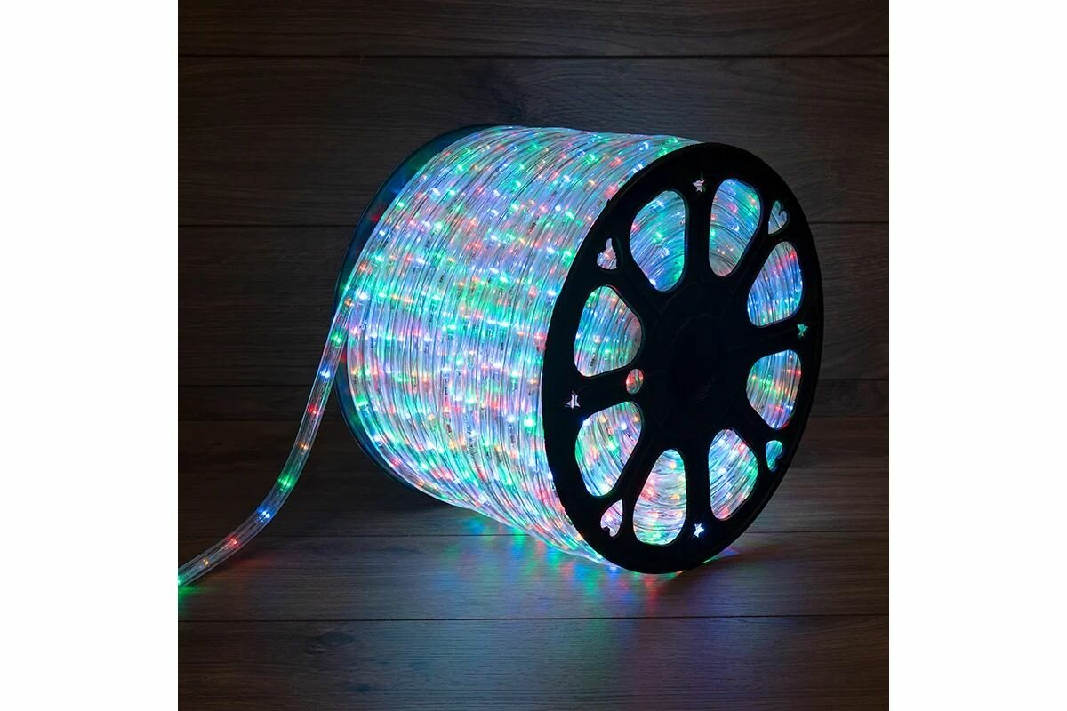 Гирлянда дюралайт Neon-Night LED, 36LED/м, мультиколор, свечение с динамикой, бухта 100 м 121-329