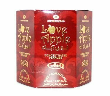 Al Rehab Масляные духи ролик женские Love Apple, 6 мл 6 шт