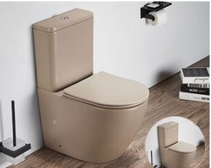 Унитаз Ceramalux 2166XMC напольный безободковый RIMLESS