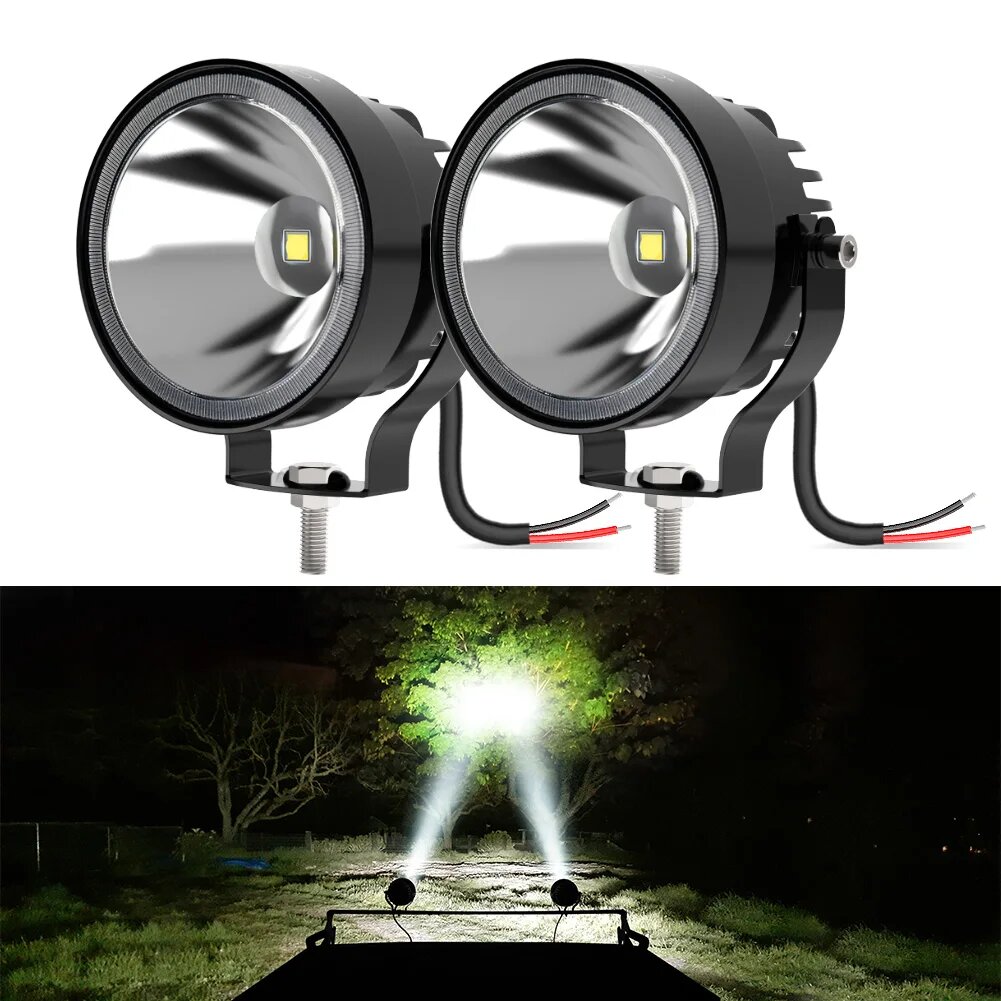 2 шт. LED фары 4" 60W 14000lm Spot-White
