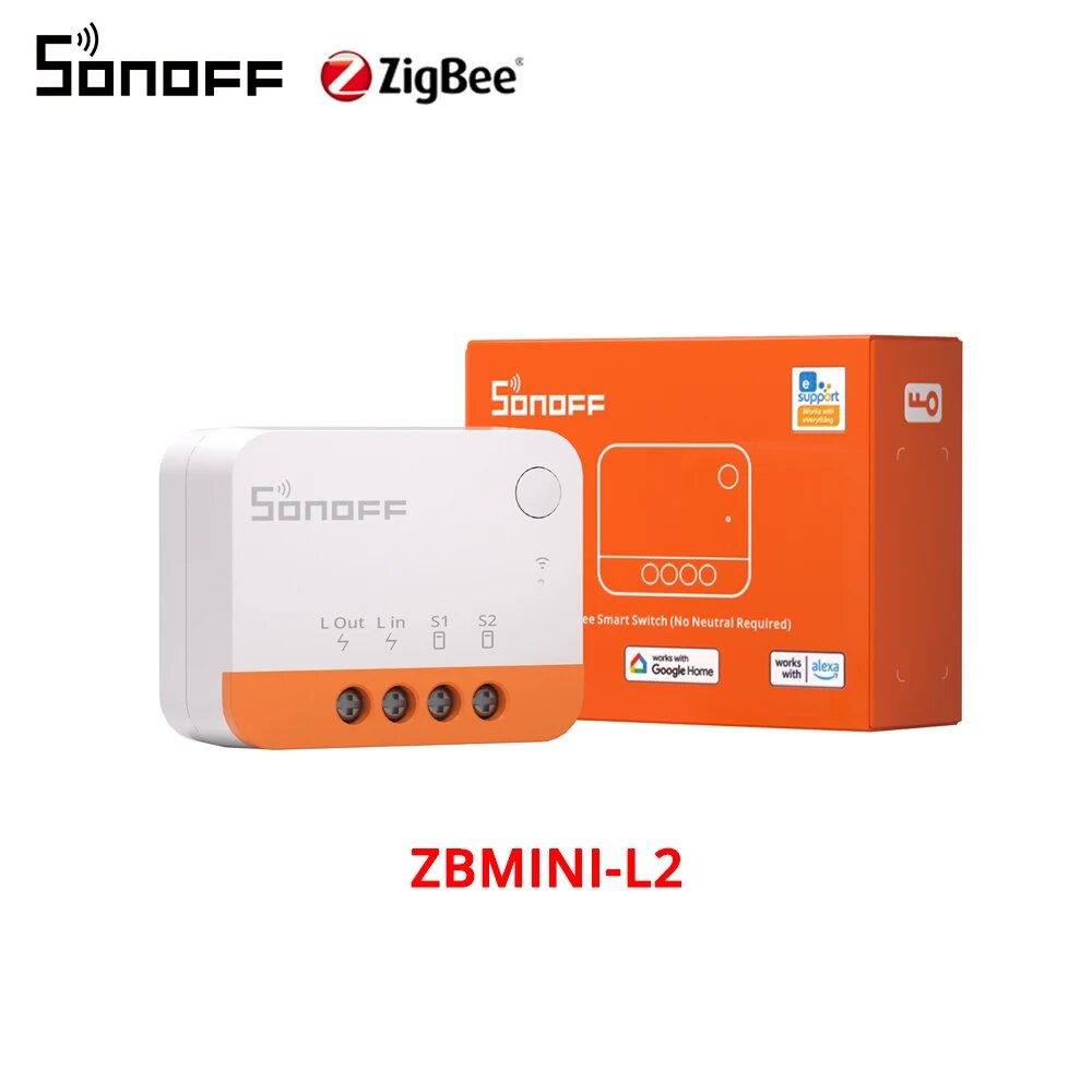 SONOFF ZBMINIL2 Умный выключатель Zigbee ZBMINI-L2
