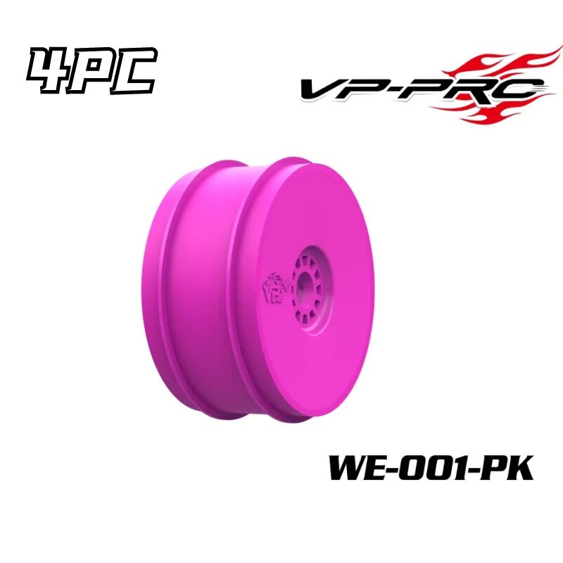 VP PRO 1/8 RC розовый/желтый/черный/белый обод хвостового крыла Pink Rim 4PC
