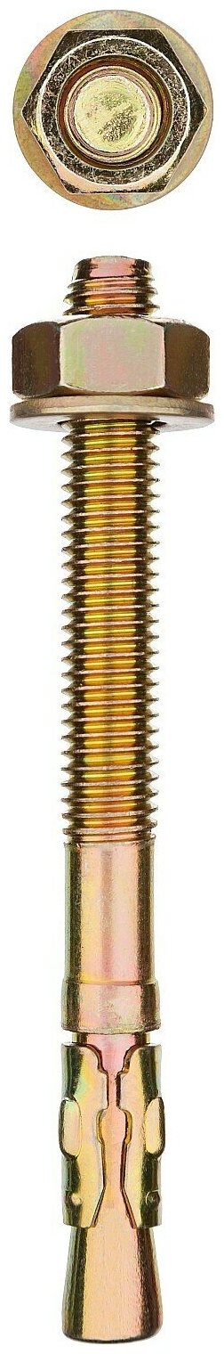 ЗУБР М10 х 95 мм, 40 шт, клиновой анкер (302032-10-095) (Анкерный крепеж)