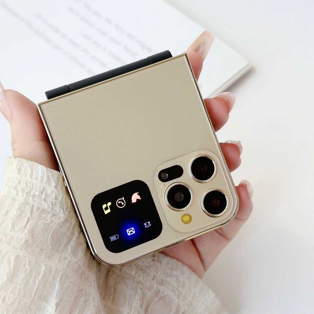 I15 Pro 2G GSM раскладной телефон с двумя SIM-картами мобильный телефон для пожилых людей (поддерживается русский язык)