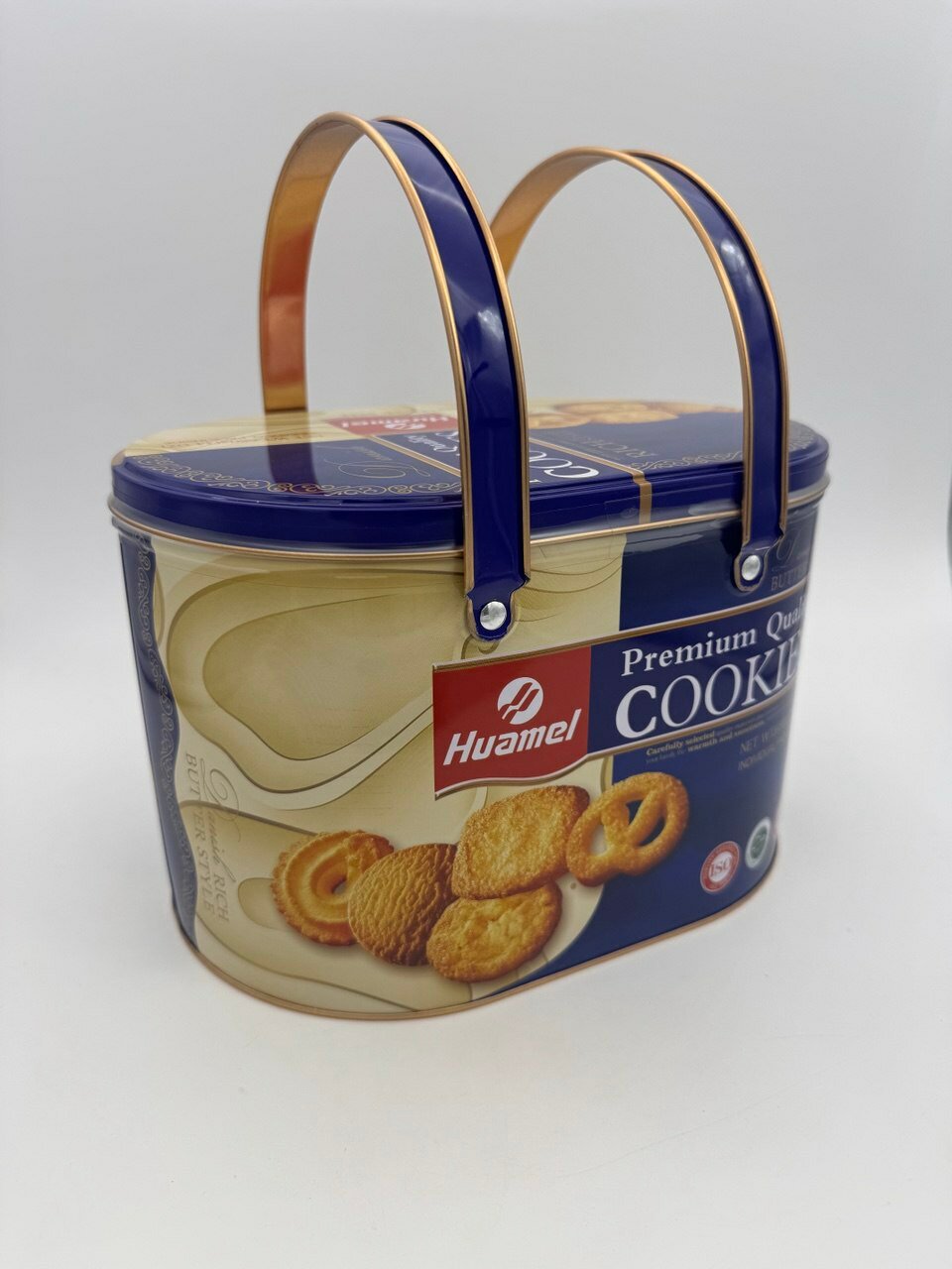 Печенье Huamel Датское Premium Cookies 680гр, железная банка