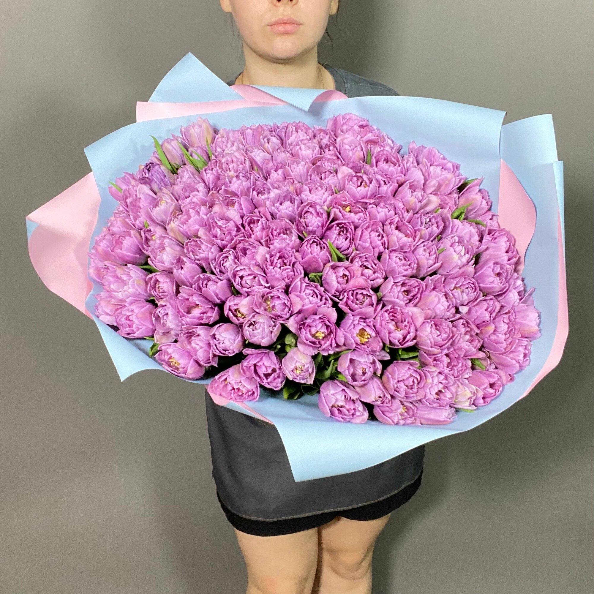 Сиреневые тюльпаны