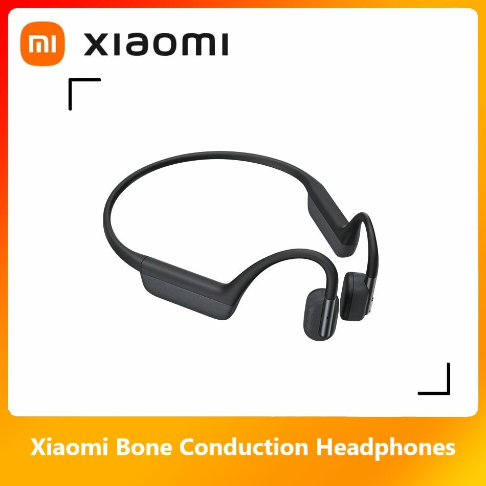 Xiaomi Спортивная беспроводная Bluetooth-гарнитура с костной проводимостью IP66, водонепроницаемая и защищенная от пота шумоподавление при вызове