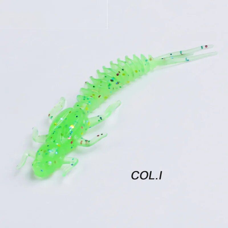 Мягкие приманки для личинки стрекозы 60 мм, 10 шт. I