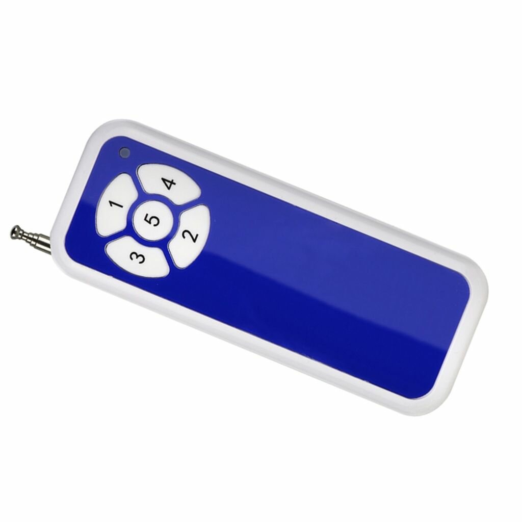 5-кнопочный пульт управления на 1,5 В - 315 МГц синий